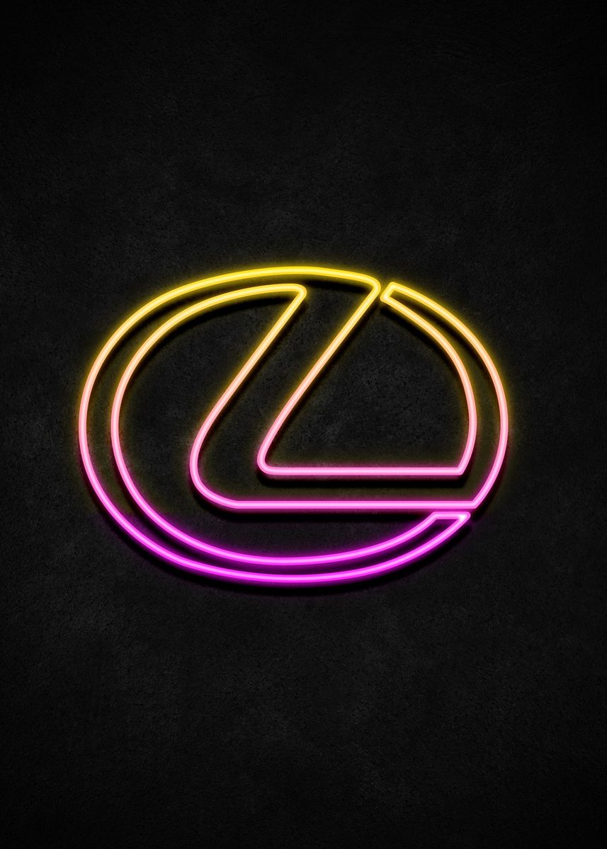 'lexus neon' Poster, picture, metal print, paint by capture art | Displate