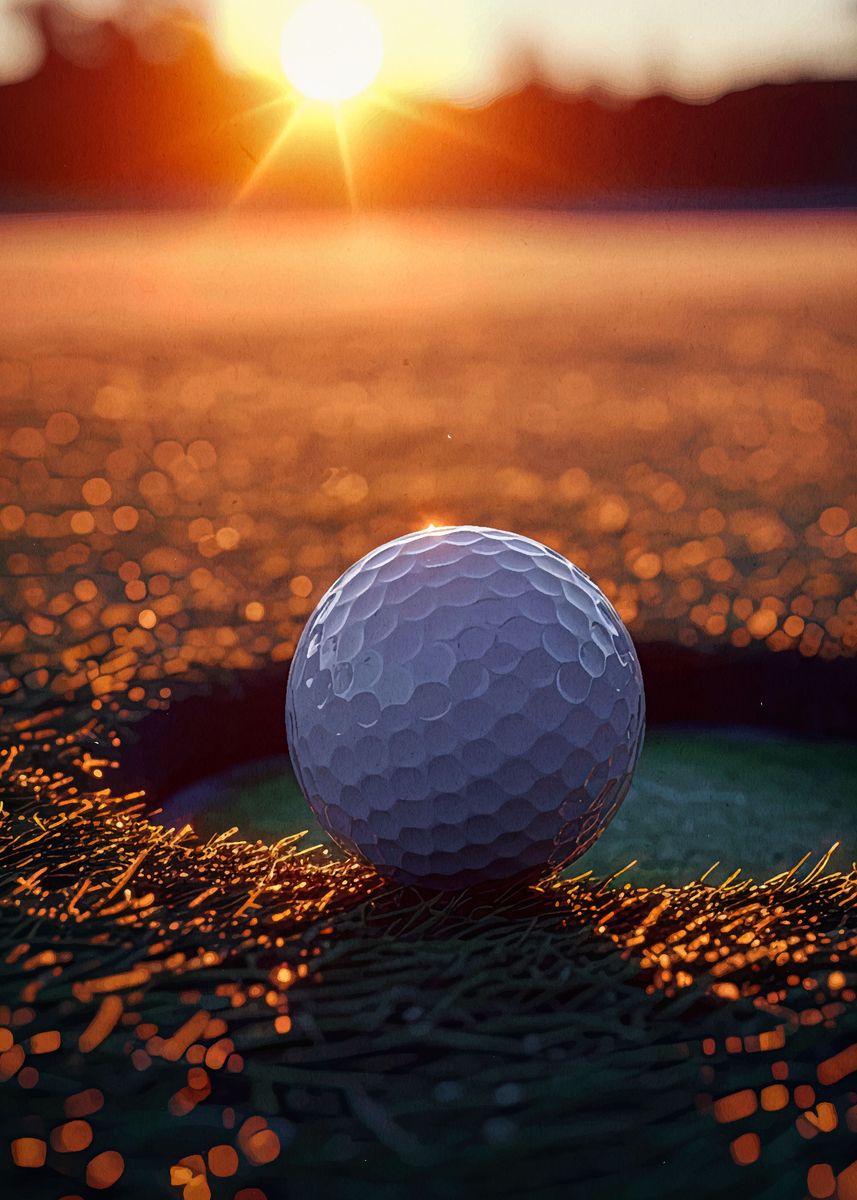 'golf course' Poster, picture, metal print, paint by Mikaeel Moran ...