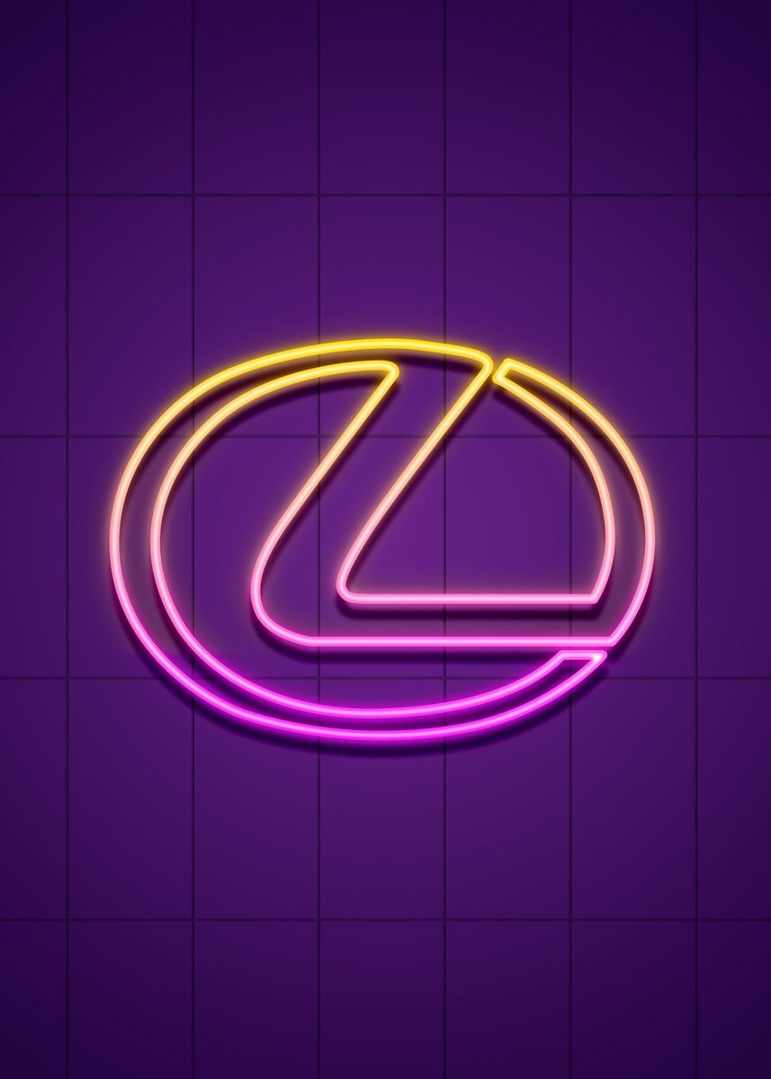 'lexus neon' Poster, picture, metal print, paint by capture art | Displate