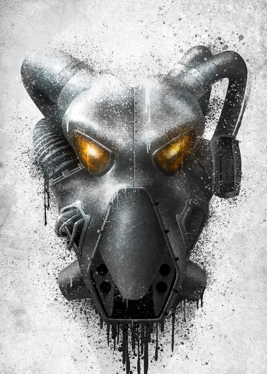 'Advanced Power Armor' Poster, picture, metal print, paint by Fallout ...