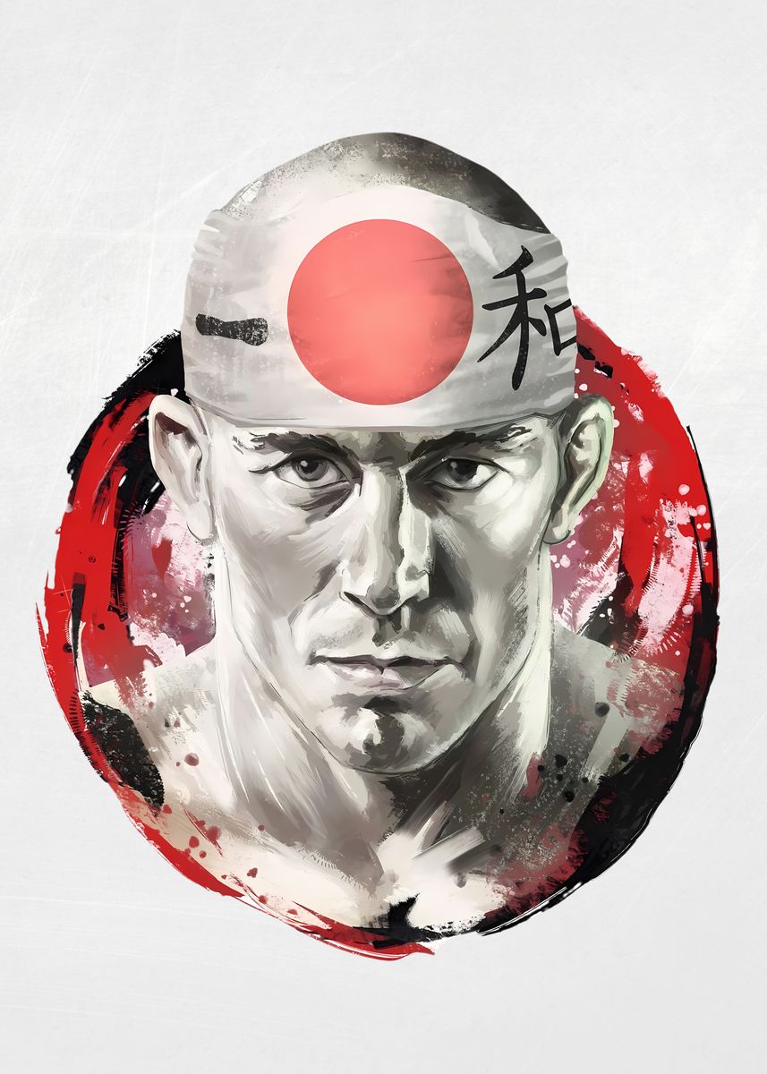 'Georges Rush St Pierre' Poster, picture, metal print, paint by metro ...