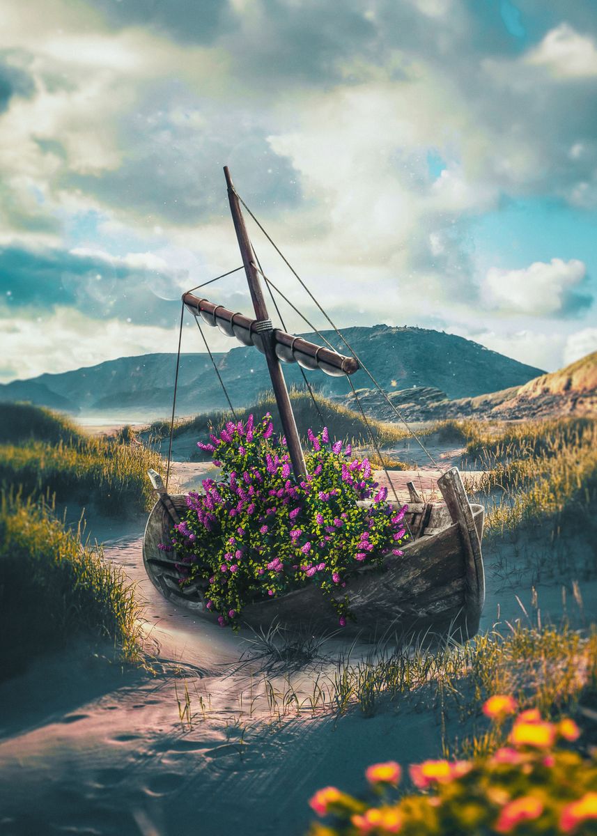 'Out of time' Poster, picture, metal print, paint by sb editing | Displate