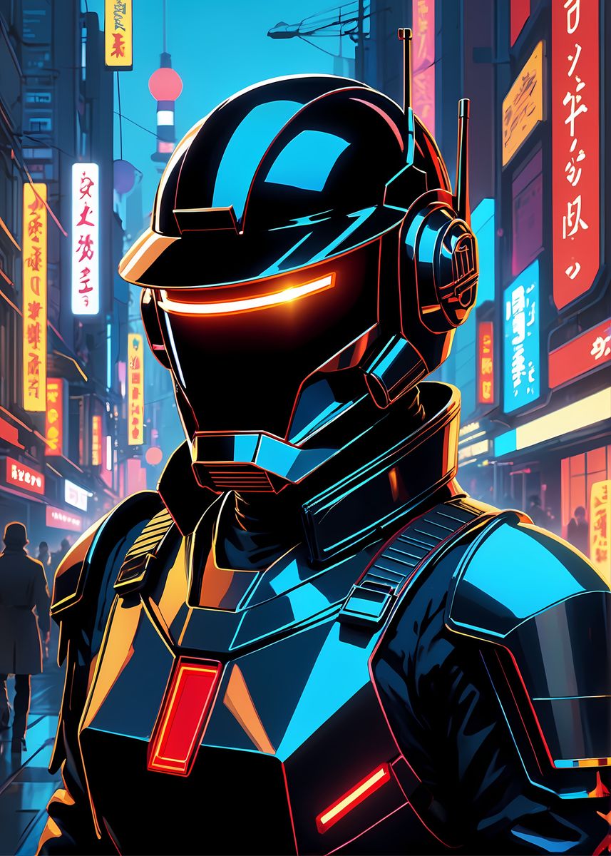 'Neon Catalyst' Poster, picture, metal print, paint by Ruins Poster ...