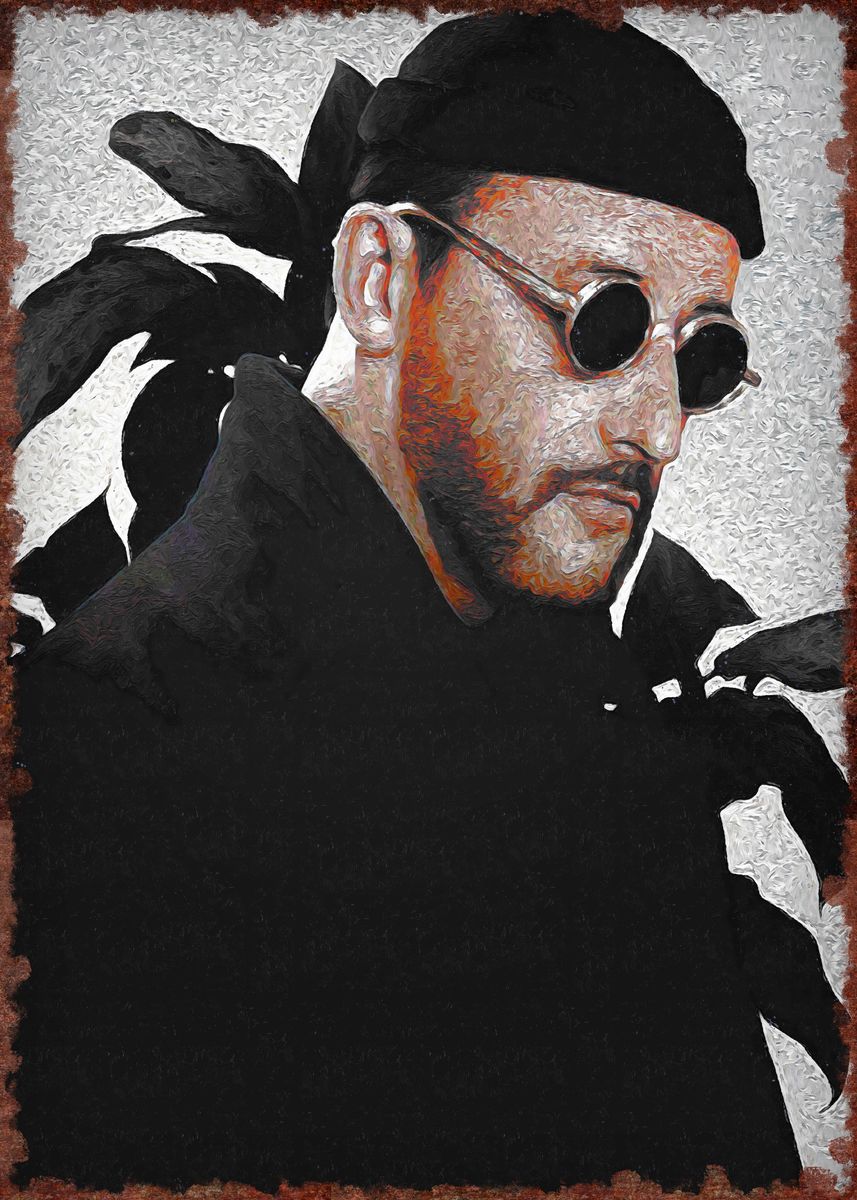 'LEON THE PROFESSIONAL' Poster, picture, metal print, paint by Most ...
