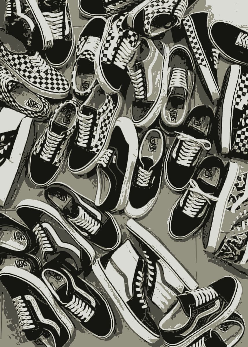 'Off The Wall' Poster, picture, metal print, paint by BB Creative ...