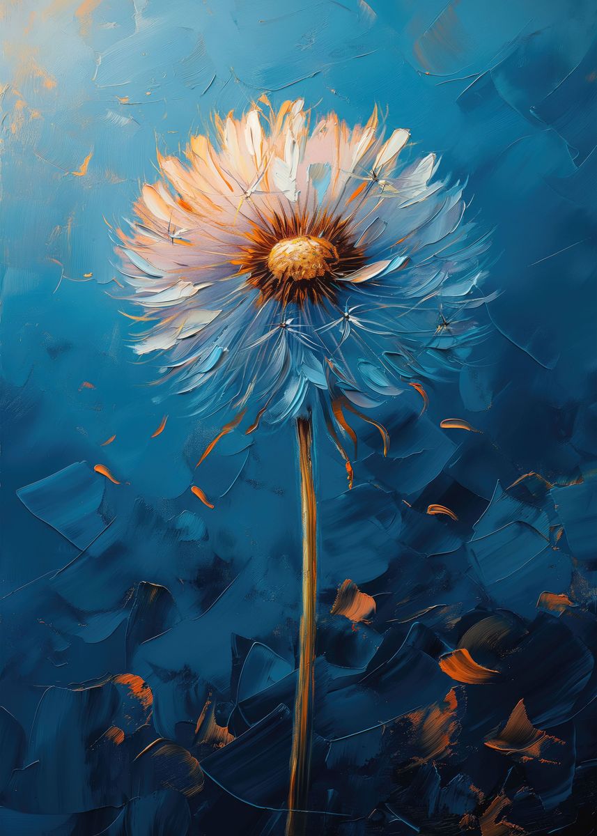 'Dandelion Vincent van Gogh' Poster, picture, metal print, paint by ...