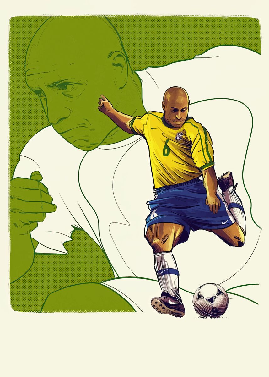 'Roberto Carlos' Poster, picture, metal print, paint by Bernard Duke ...