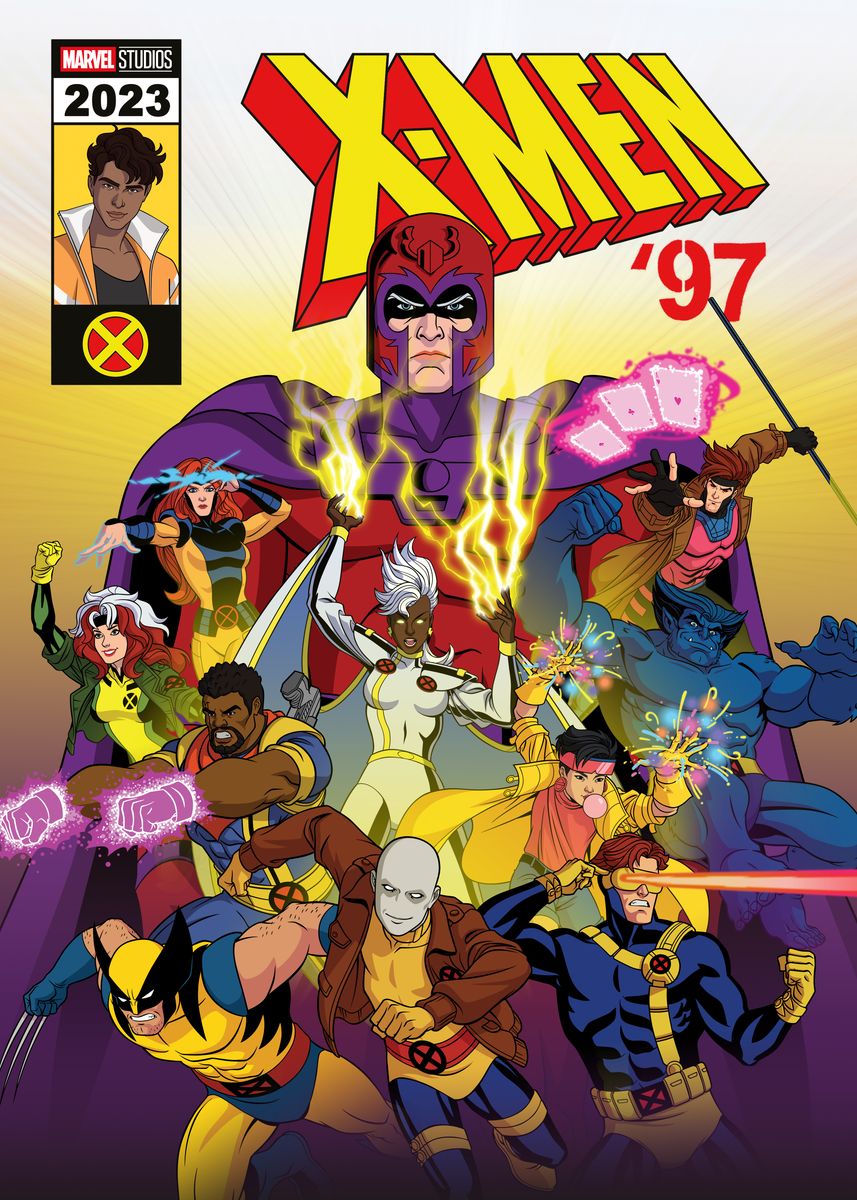 'X-men 97 VHS' Poster, picture, metal print, paint by Marvel | Displate