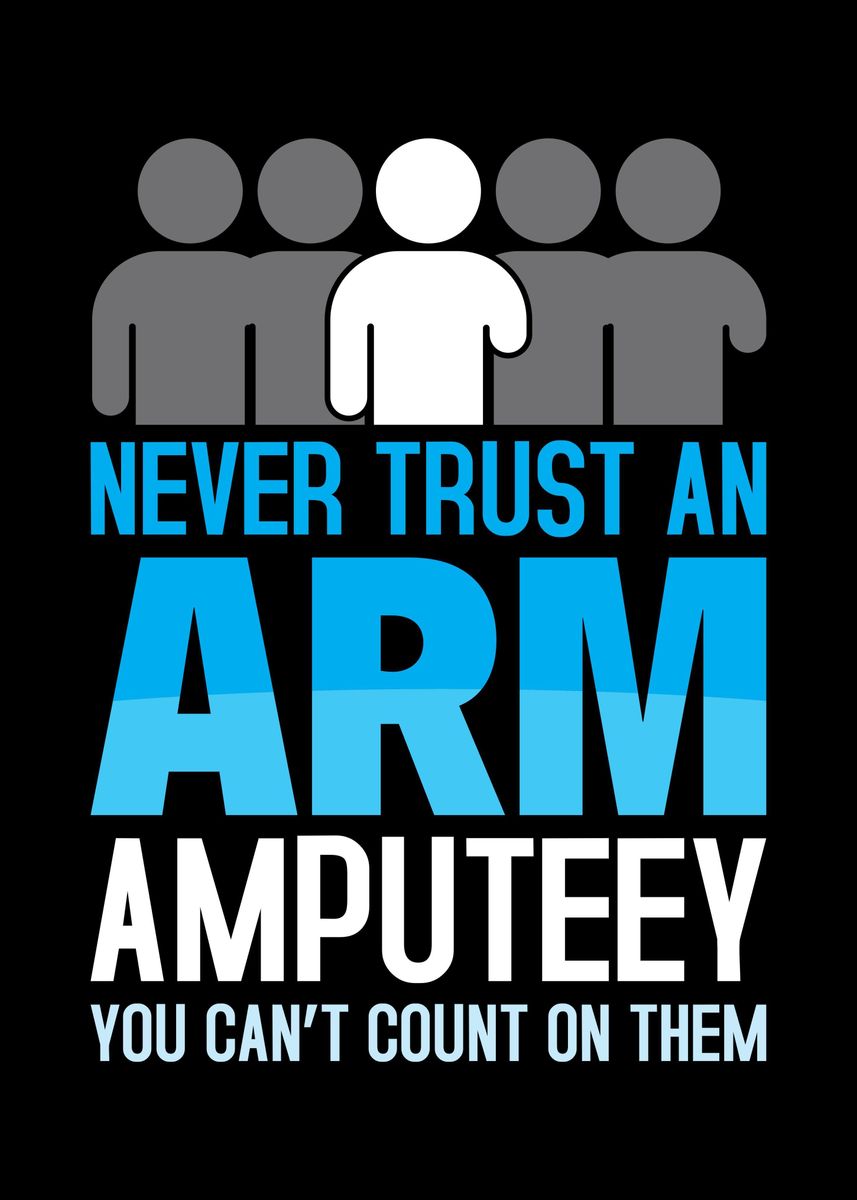 'Arm Amputee' Poster, picture, metal print, paint by Sebastian Wünsche ...