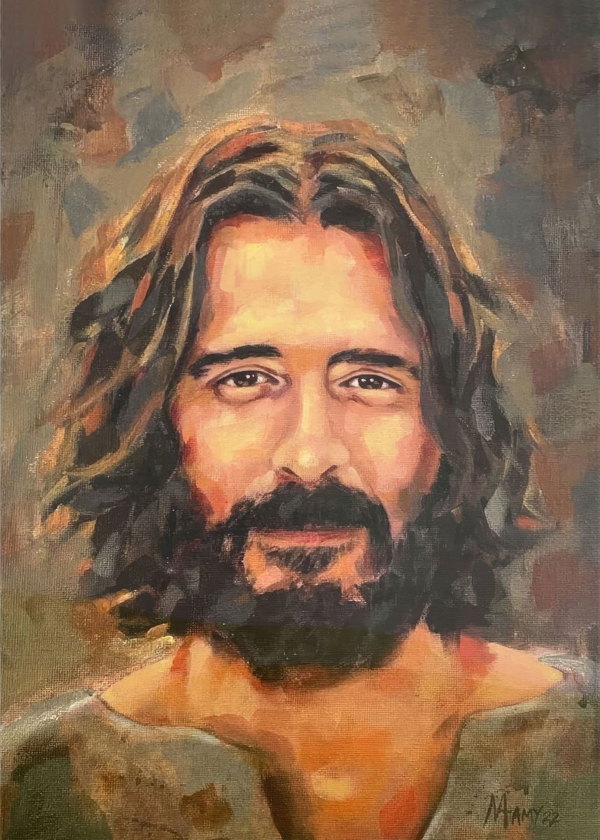 'Jesus ' Poster, picture, metal print, paint by REAL VINTAGE | Displate