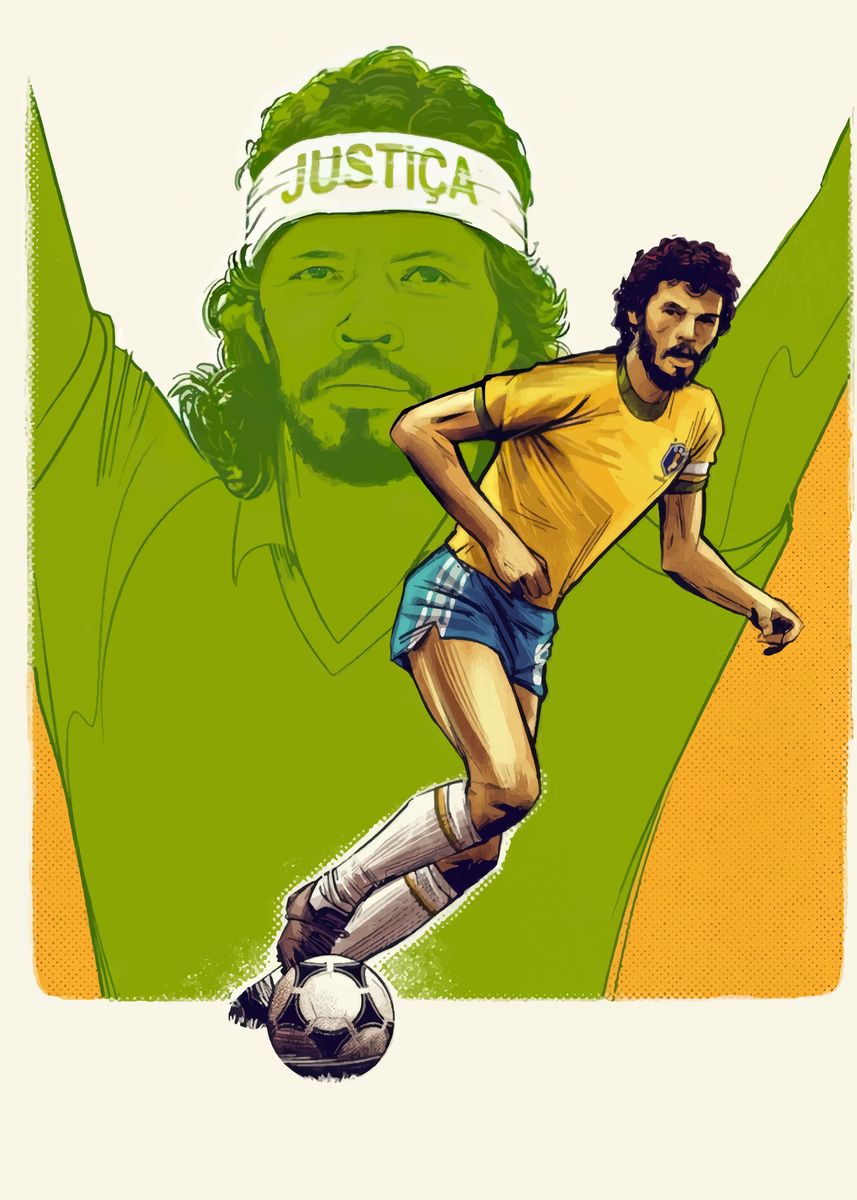 'Brazillian legend football' Poster, picture, metal print, paint by ...