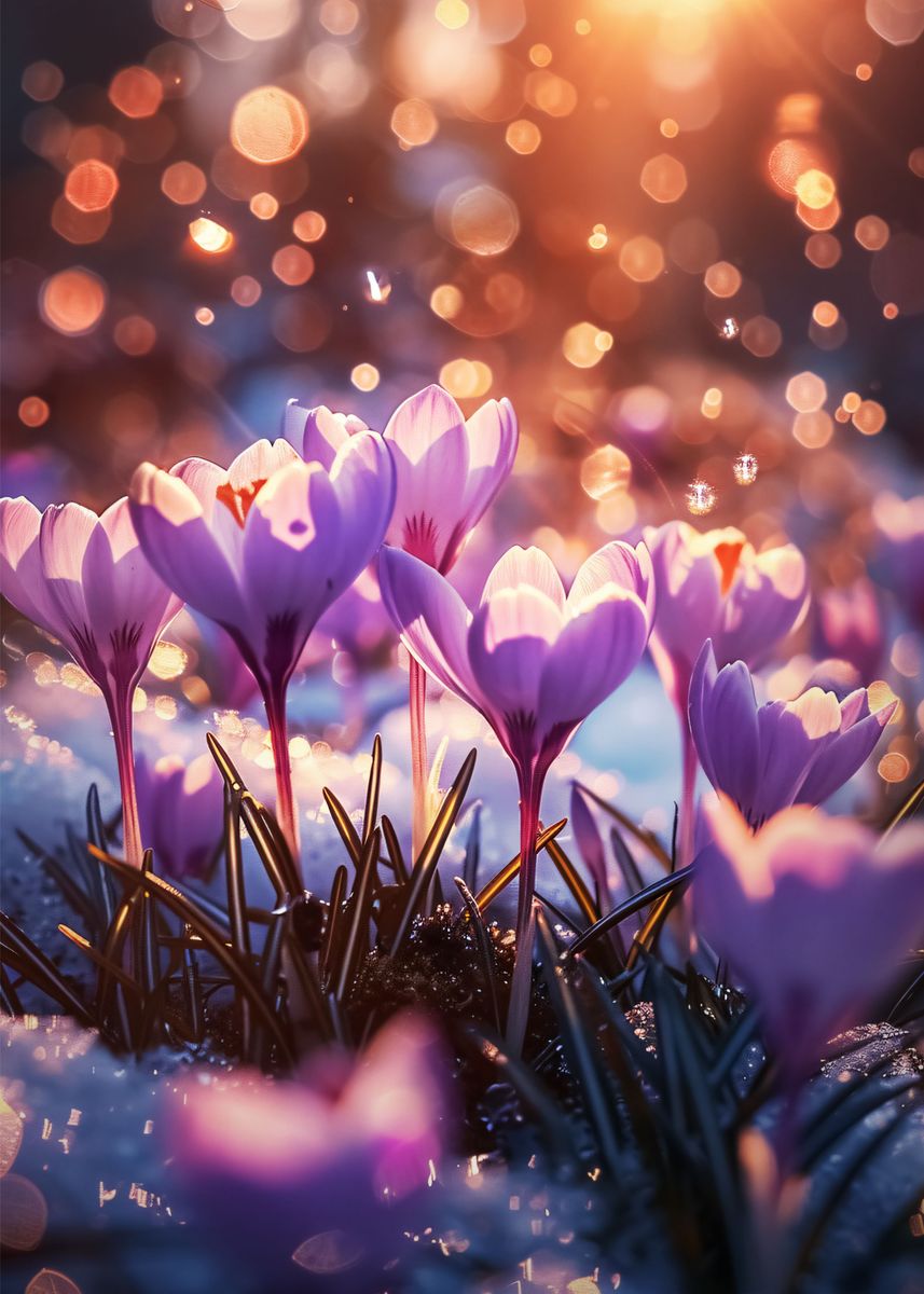 'Beautiful Flowers' Poster, picture, metal print, paint by ...