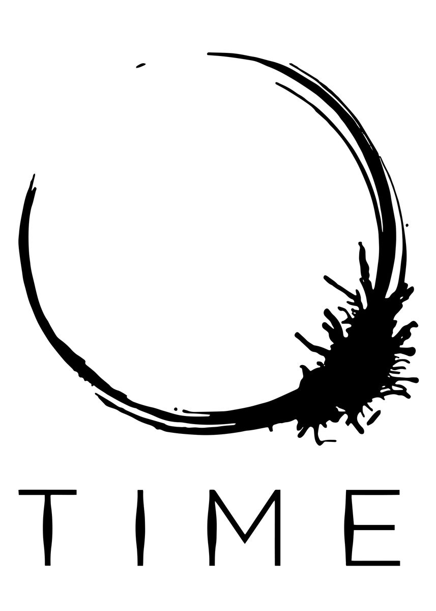 'time movie minimalist' Poster, picture, metal print, paint by Aksara ...