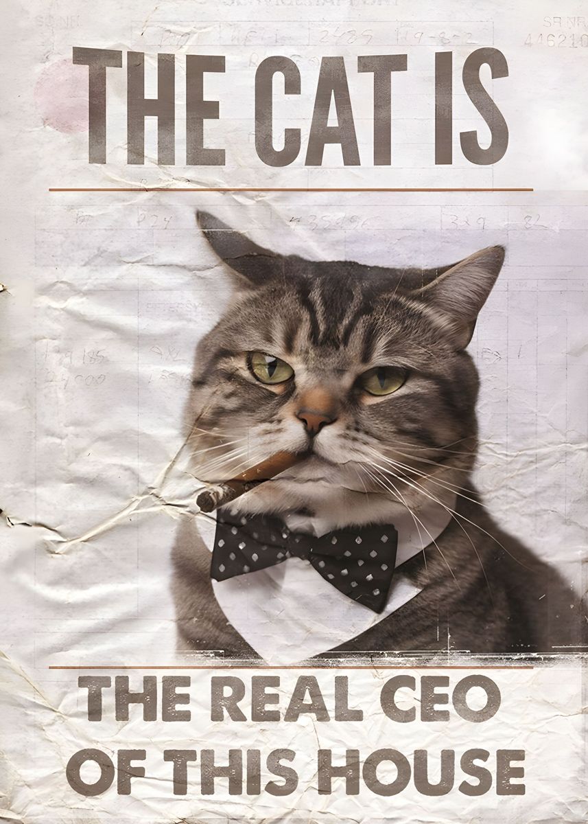 'the Real CEO' Poster, picture, metal print, paint by Dream Land | Displate