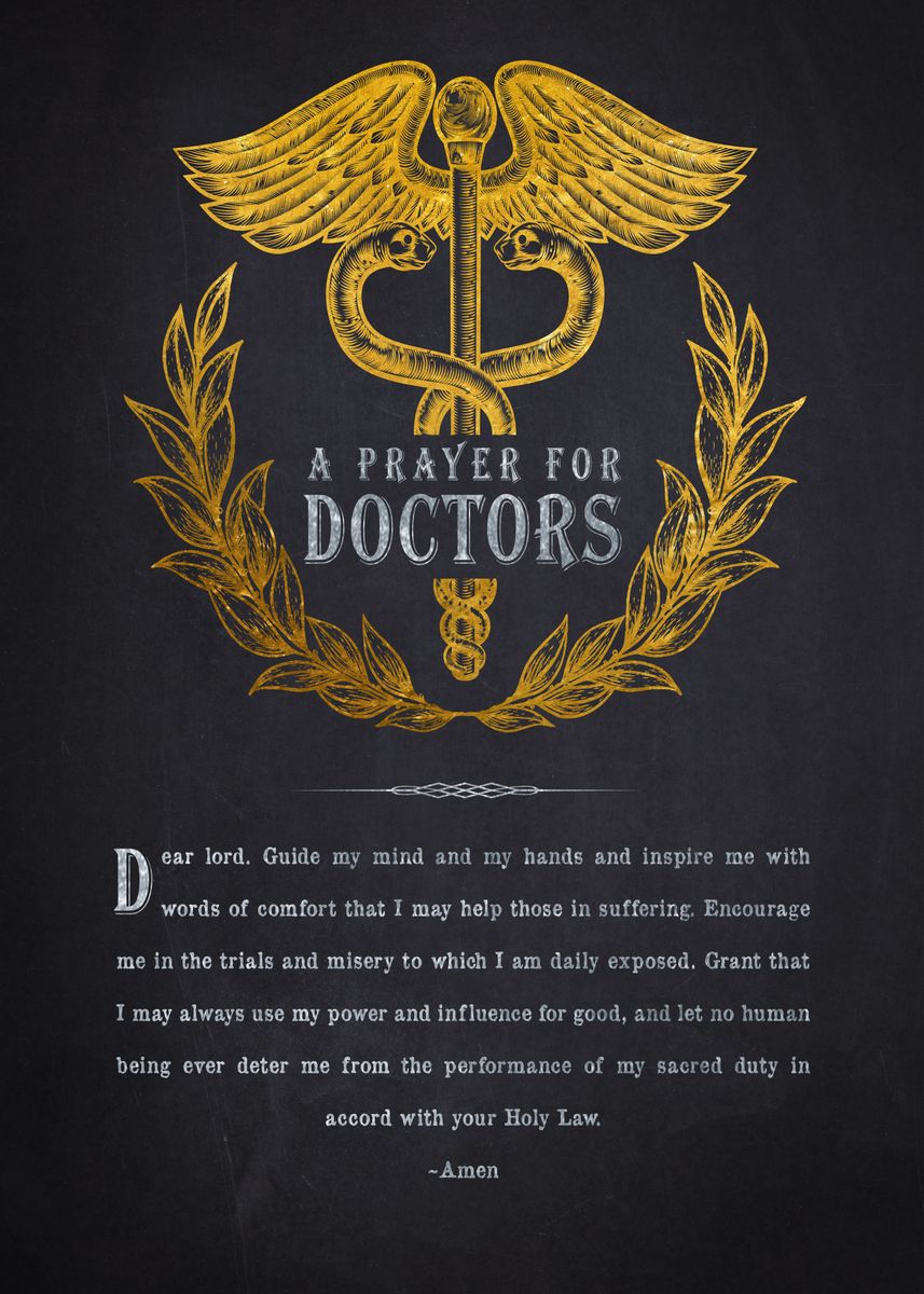 'Doctors Prayer' Poster, picture, metal print, paint by Aged Pixel ...