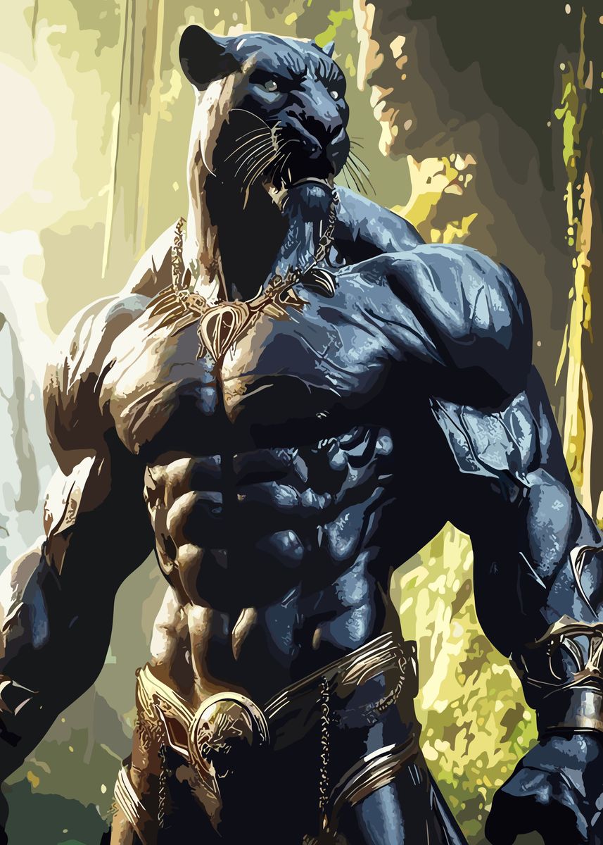 'PUMA ANIMATION' Poster, picture, metal print, paint by Rinto Ranti ...