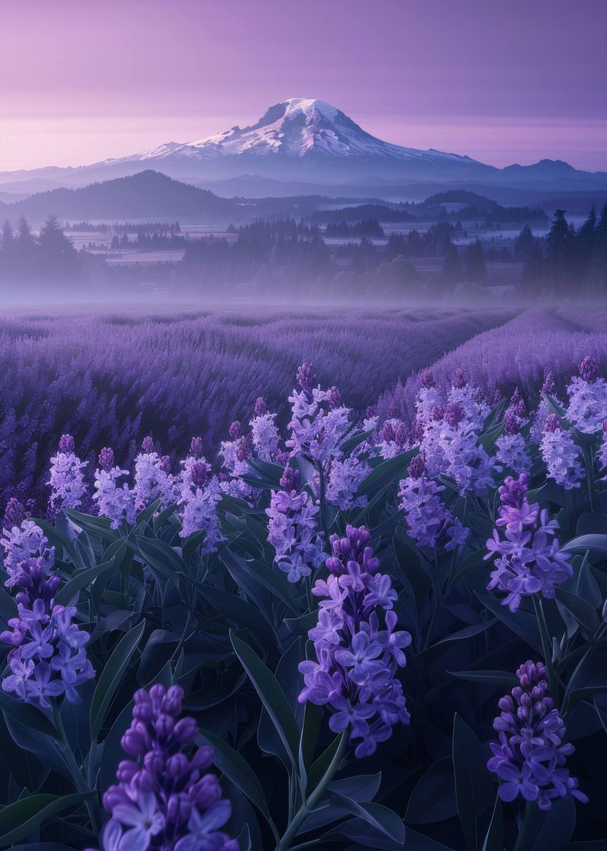 'Mountain Flower' Poster, picture, metal print, paint by Adam Reed ...