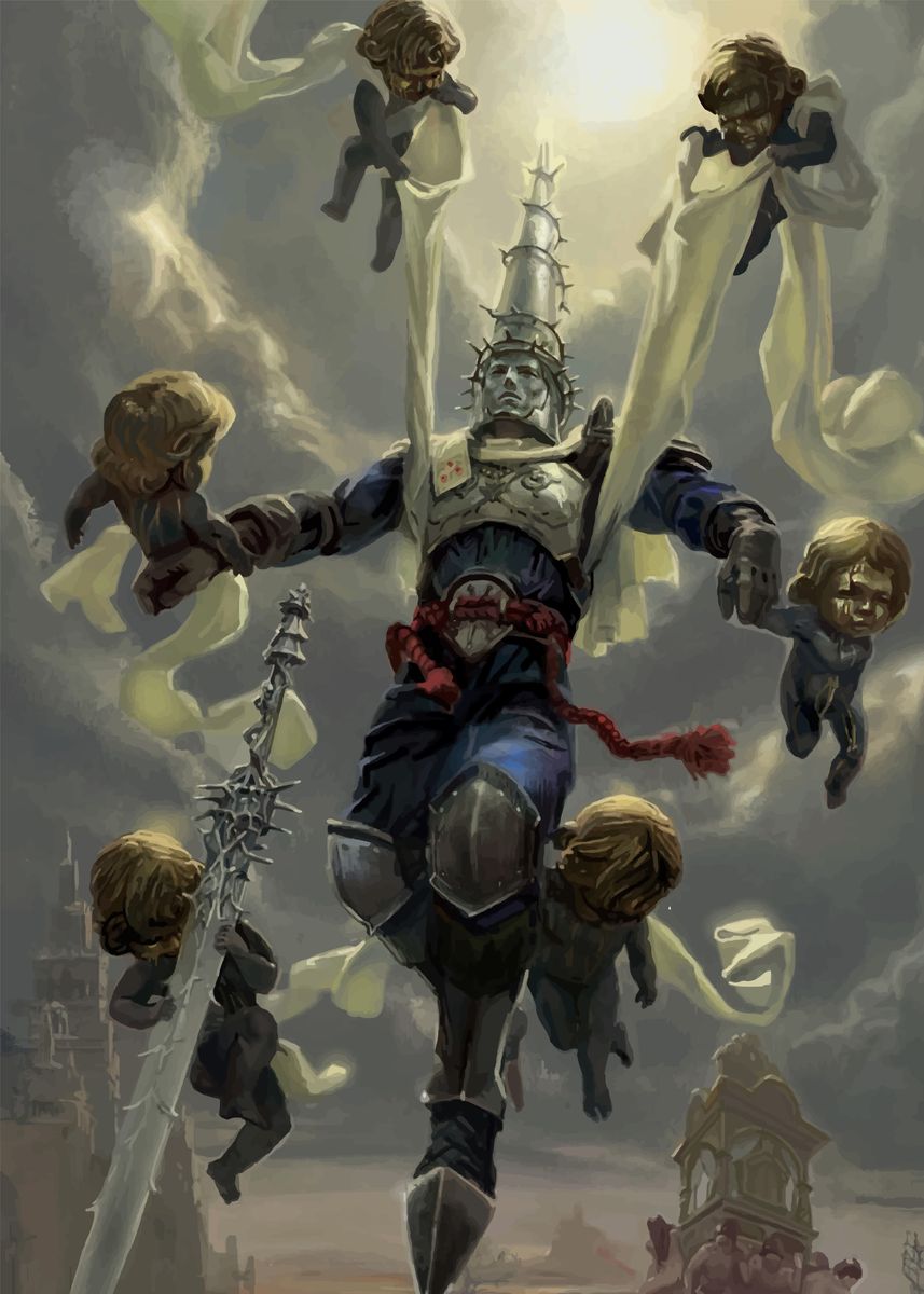 'BLASPHEMOUS' Poster, picture, metal print, paint by chevia sss | Displate