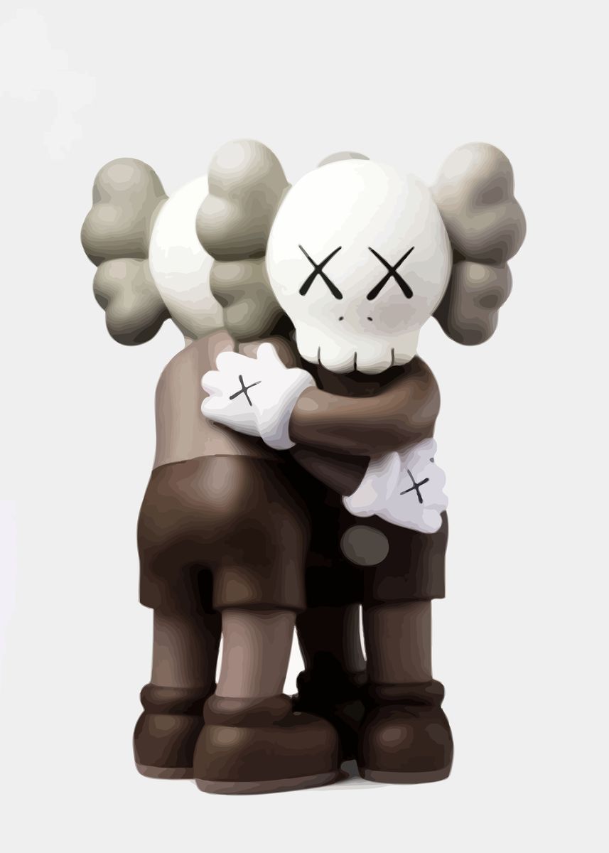 'Kaws Figure' Poster, picture, metal print, paint by BB Creative | Displate