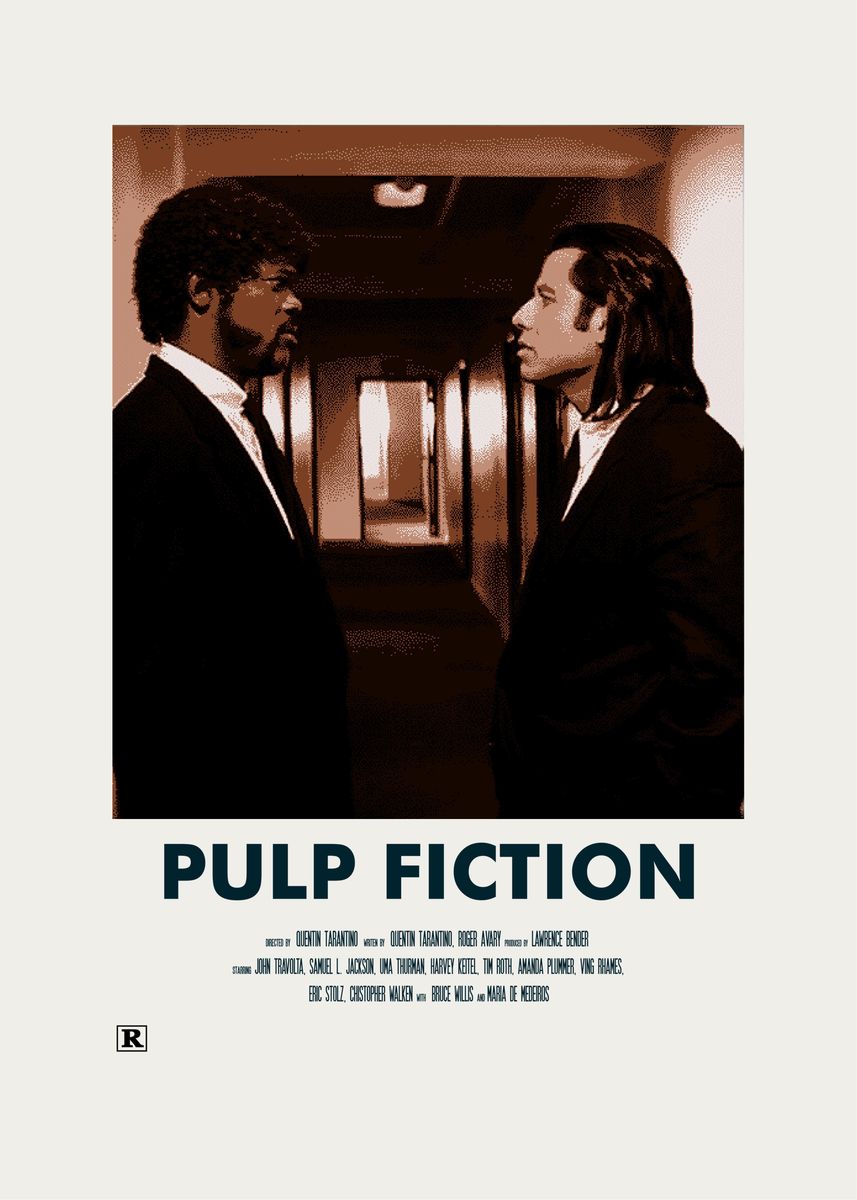 'pulp fiction vintage' Poster, picture, metal print, paint by The ...