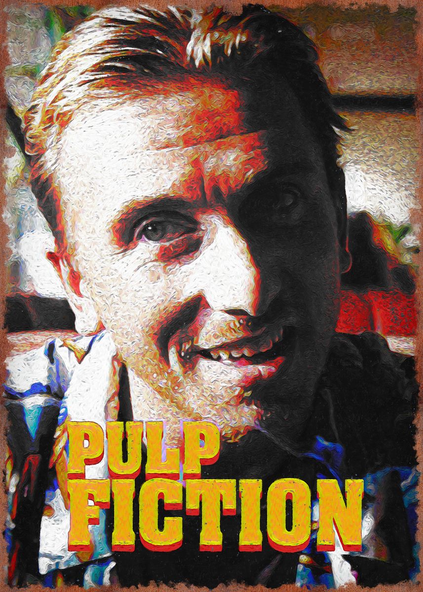 'pulp fiction' Poster, picture, metal print, paint by Supreme Displate ...