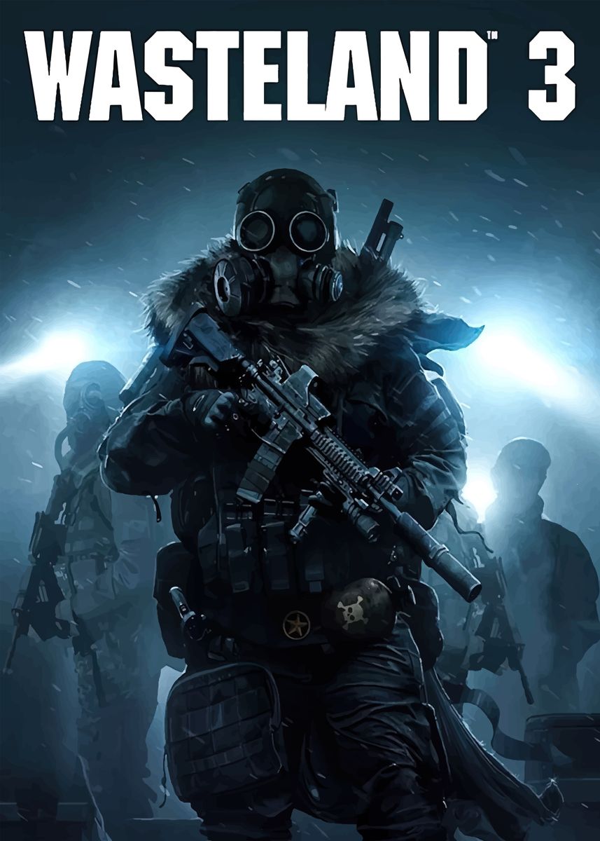 'WASTELAND' Poster, picture, metal print, paint by adamz art | Displate