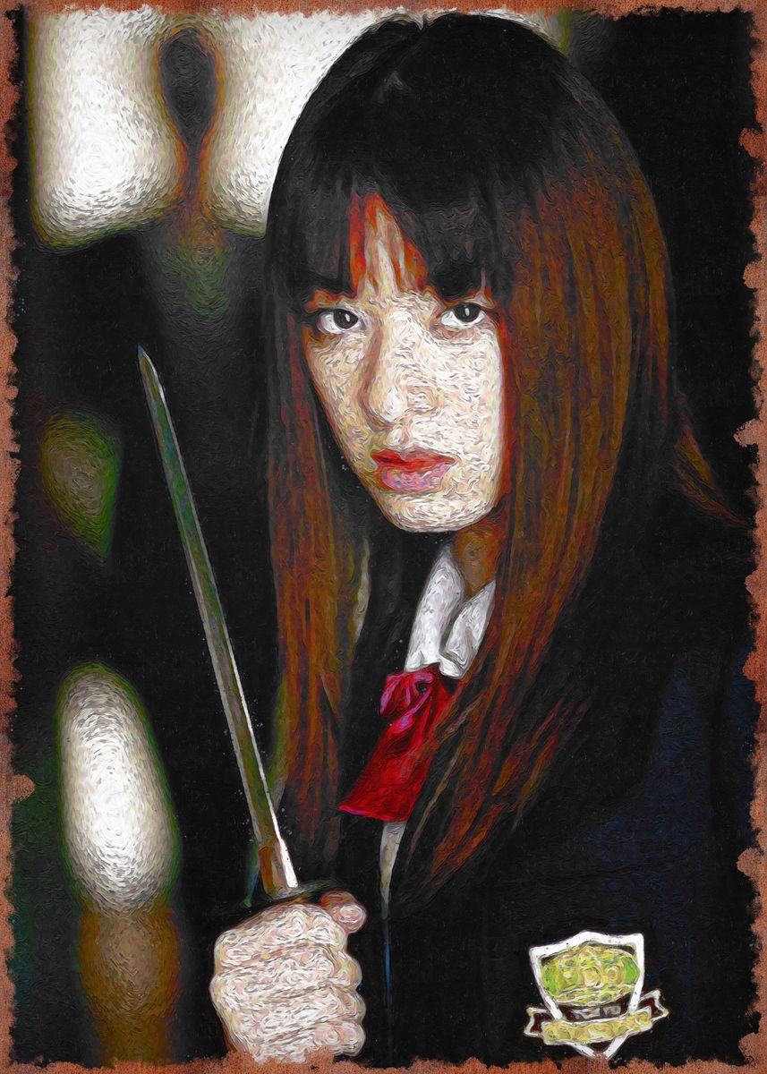 'gogo yubari kill bill' Poster, picture, metal print, paint by Metal ...