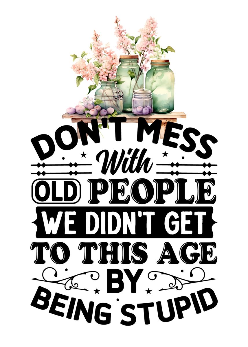 'Do not mess' Poster, picture, metal print, paint by Juliana RW | Displate