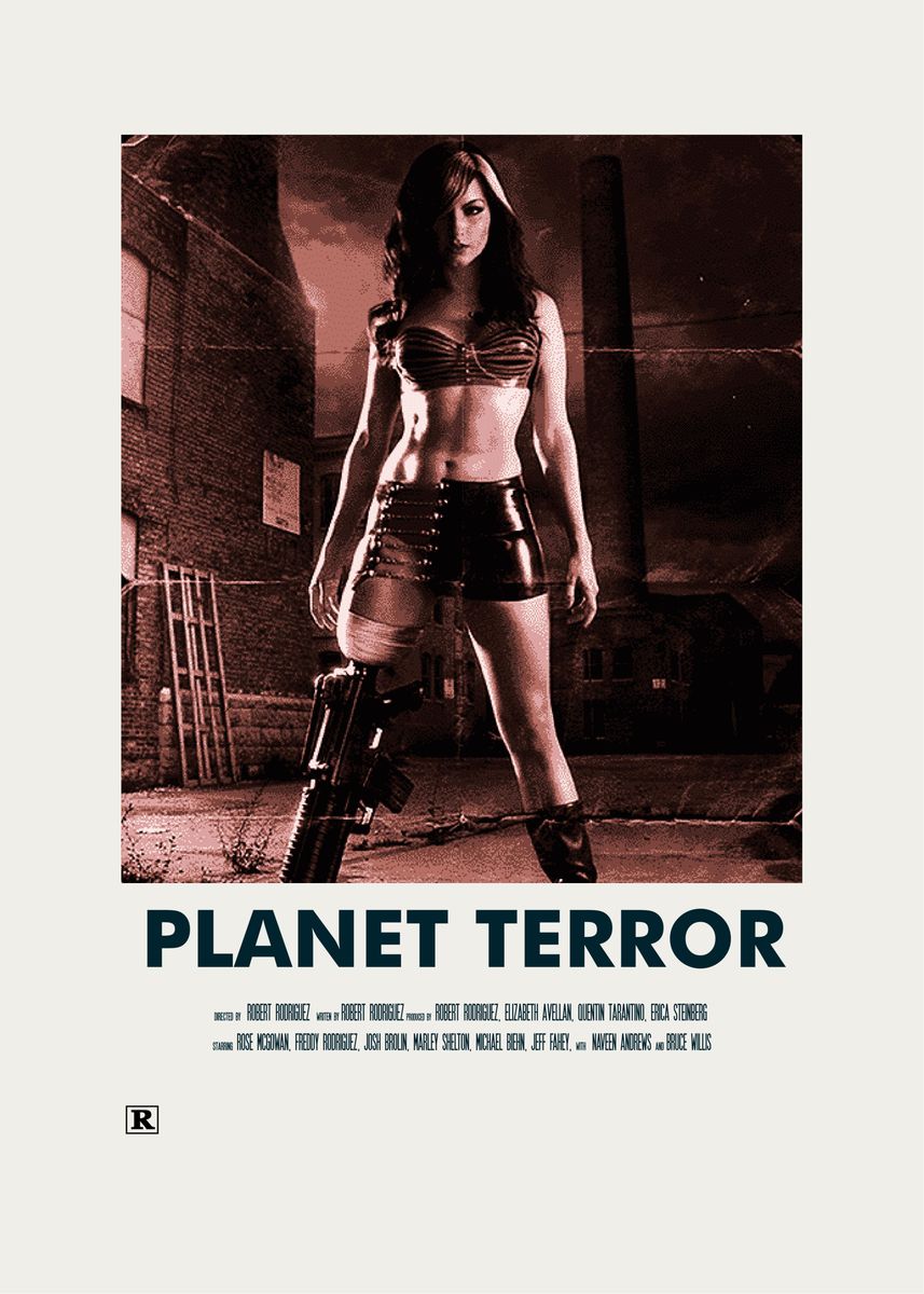 'planet terror ' Poster, picture, metal print, paint by The Artnesia ...