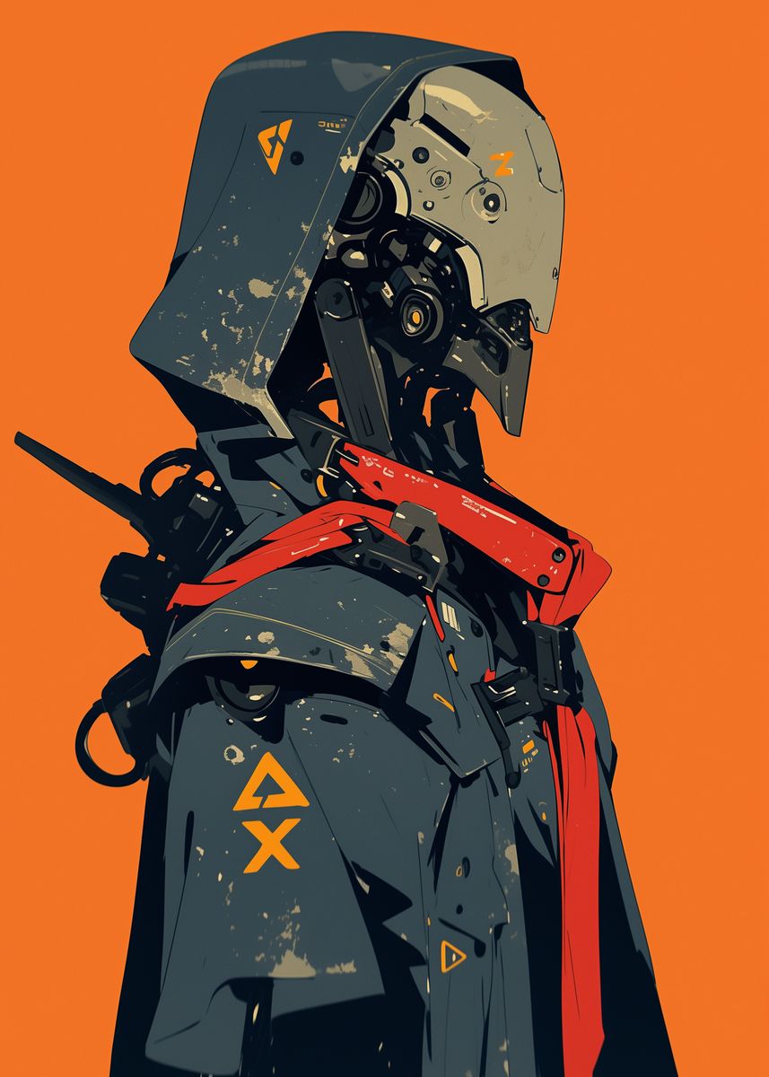 'Robot' Poster, picture, metal print, paint by Tomorrow Artz | Displate