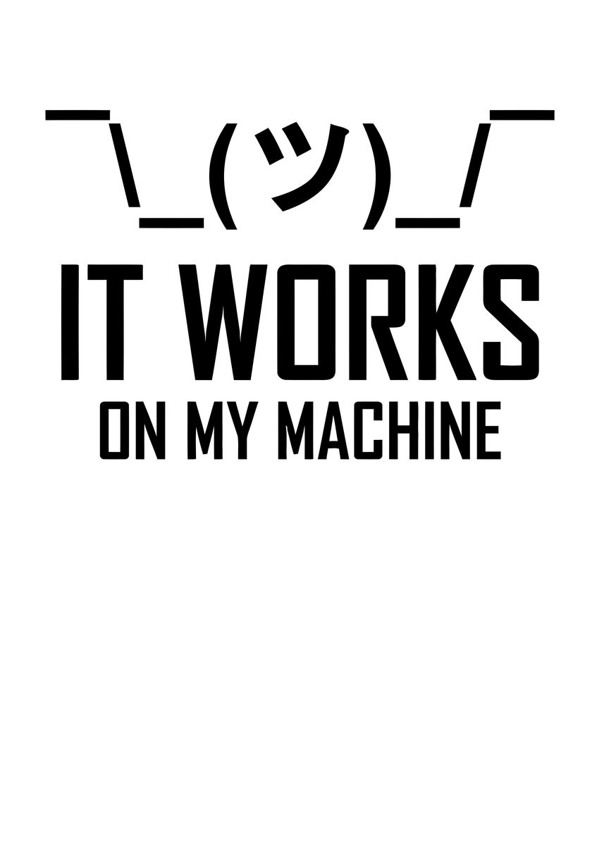 'Programming Work Machine' Poster, picture, metal print, paint by Bee ...