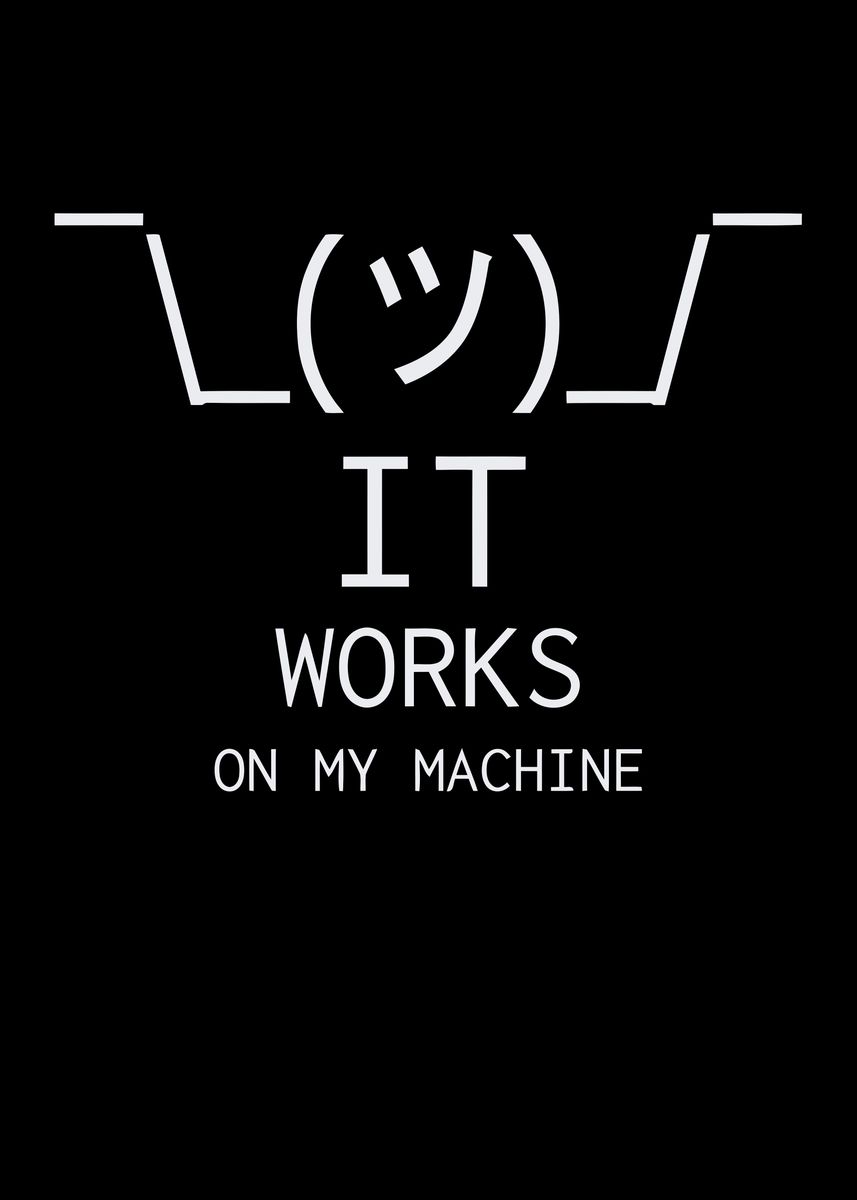 'Programming Work Machine' Poster, picture, metal print, paint by Bee ...