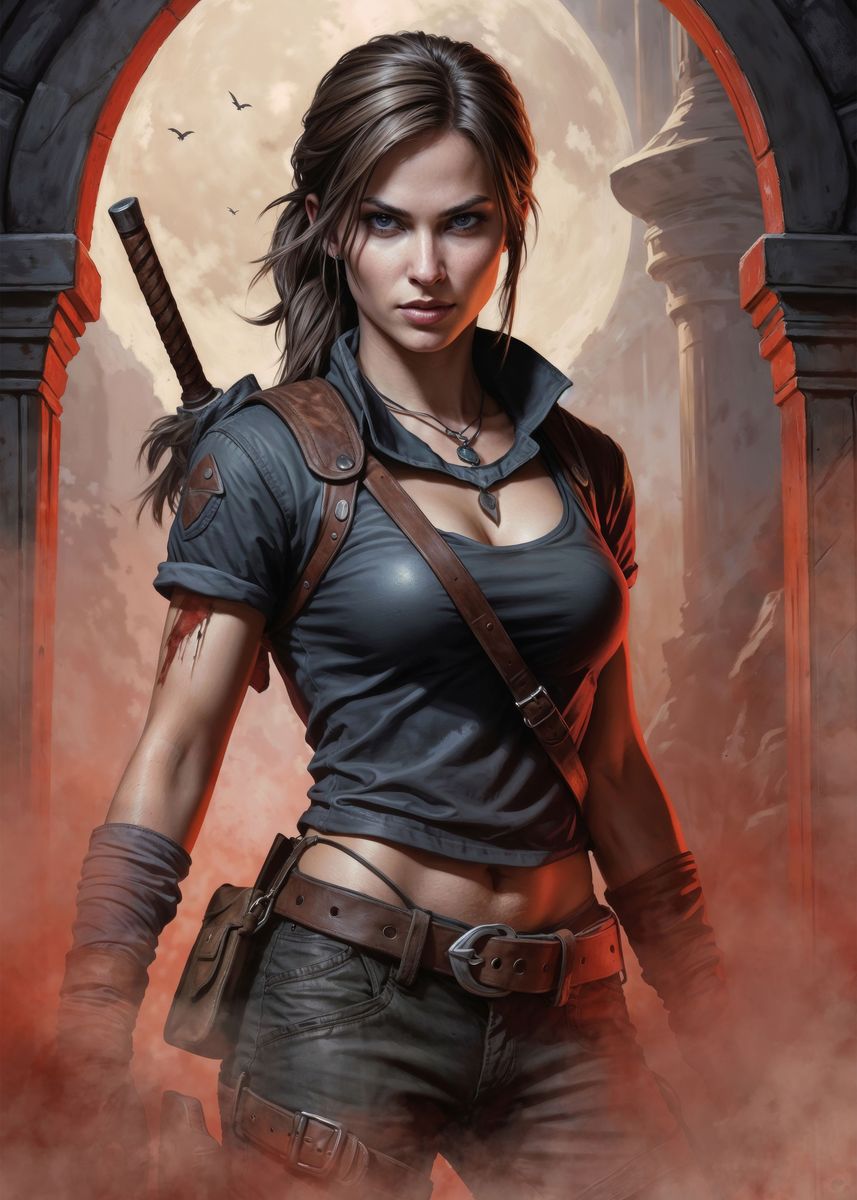 'Crimson Conqueror' Poster, picture, metal print, paint by murtzart ...