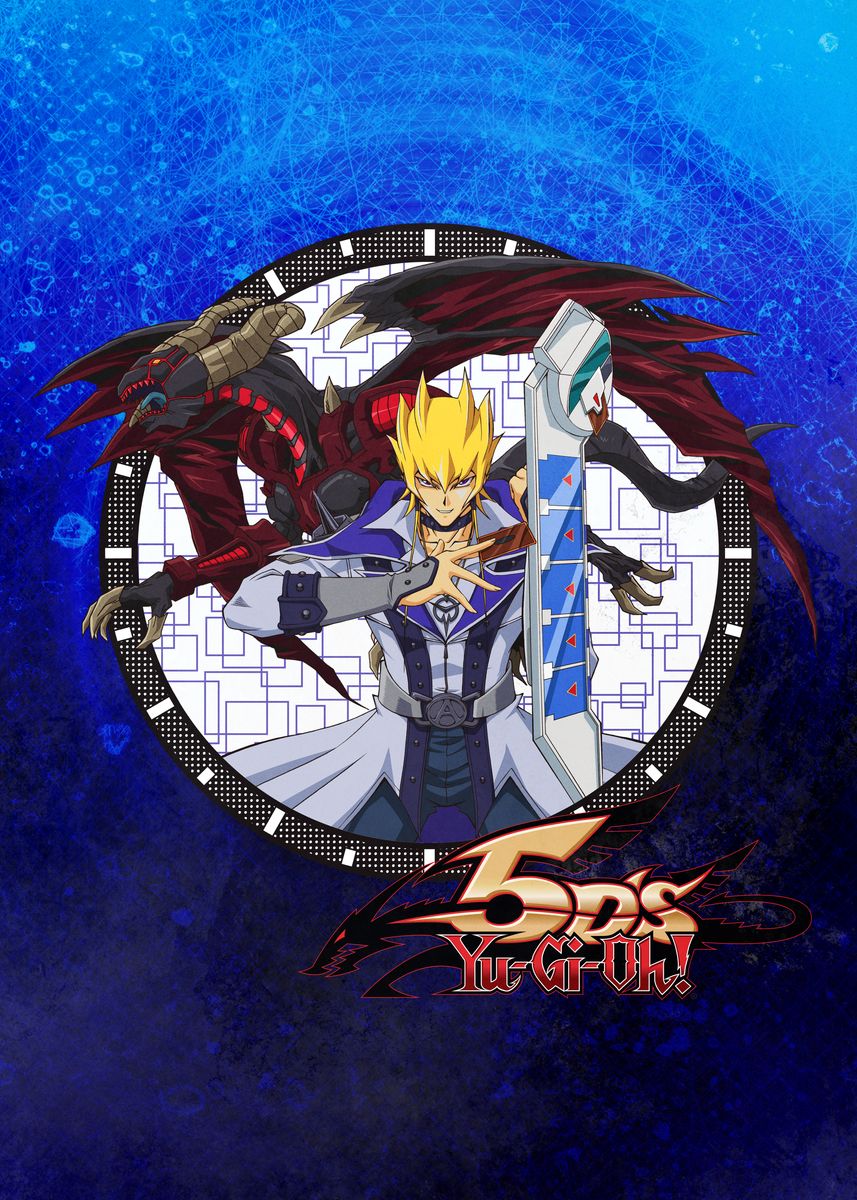'Jack Atlas' Poster, picture, metal print, paint by Yu-Gi-Oh! | Displate