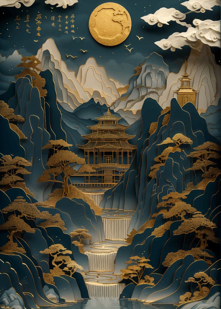 'Abstract Bonsai Tree' Poster, picture, metal print, paint by Berly ...