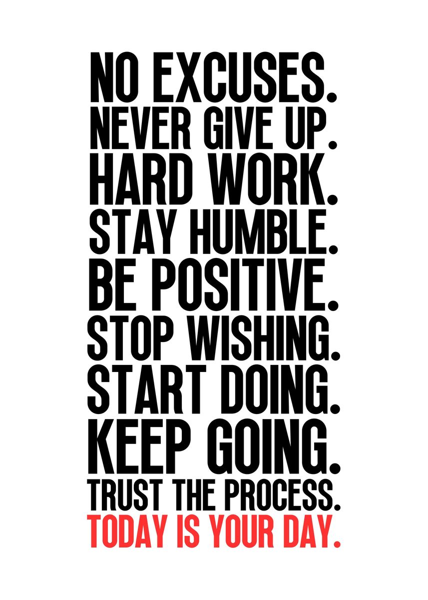 'Today Is Your Day' Poster, picture, metal print, paint by slamet ...