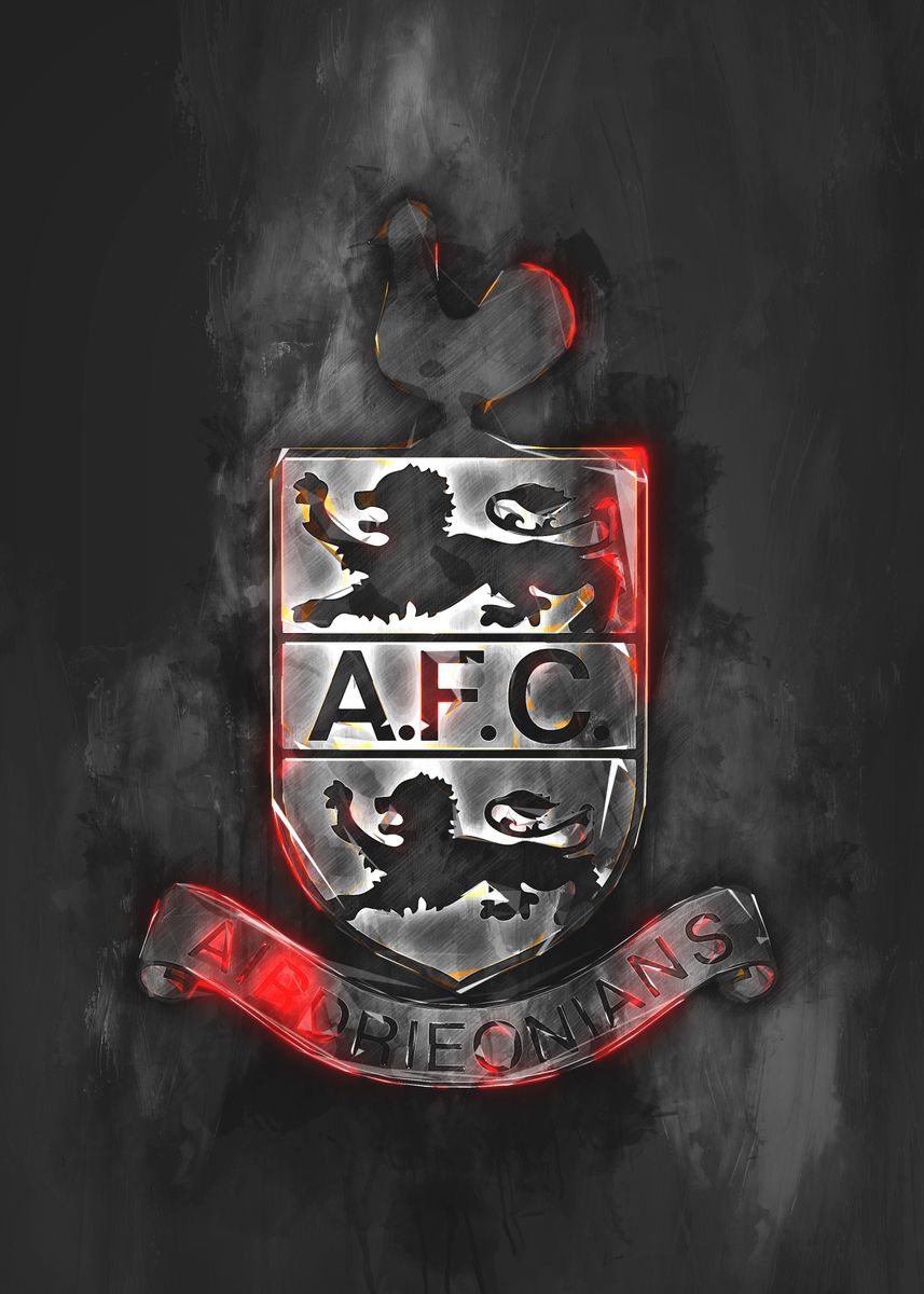 'Airdrieonians Football' Poster, picture, metal print, paint by Brock ...