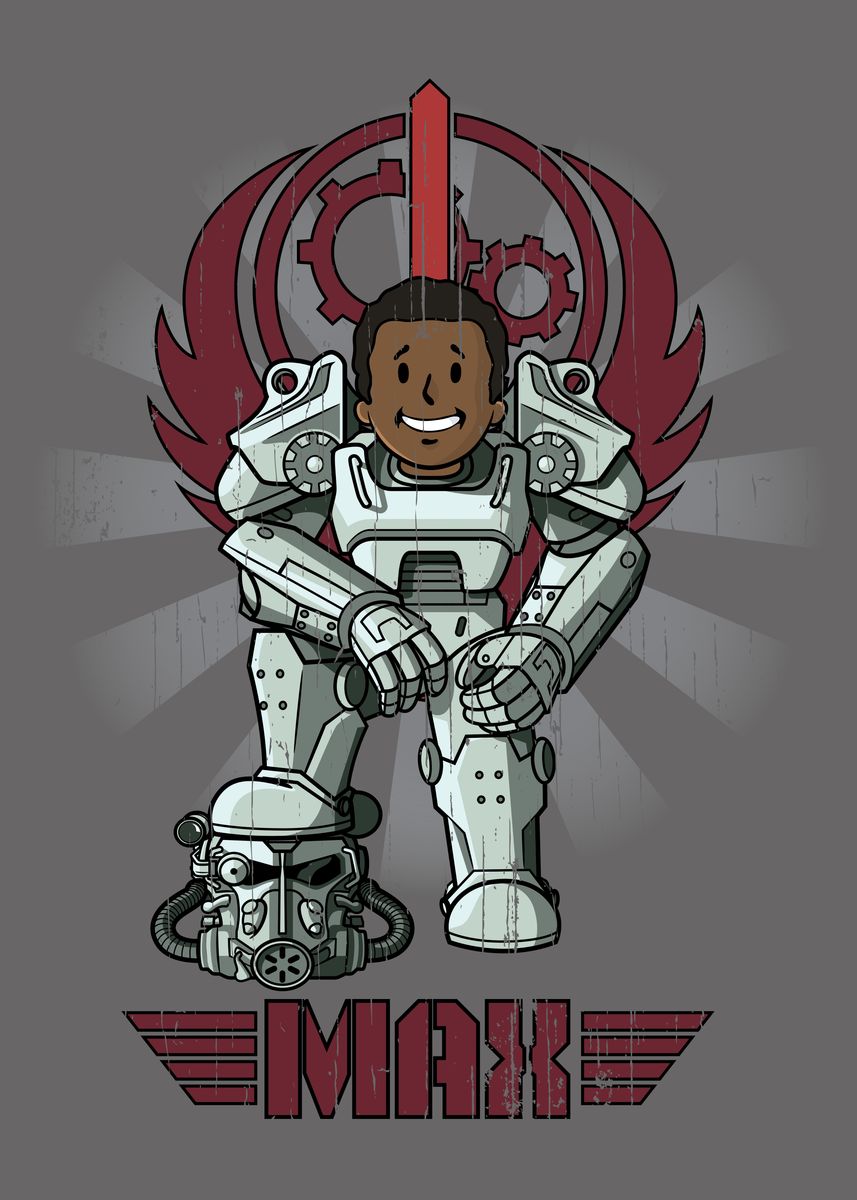 'Max Graphic' Poster, picture, metal print, paint by Fallout Series ...