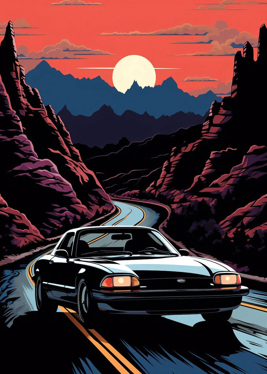 'Mazda Roadster RSR' Poster, picture, metal print, paint by Zaina ...