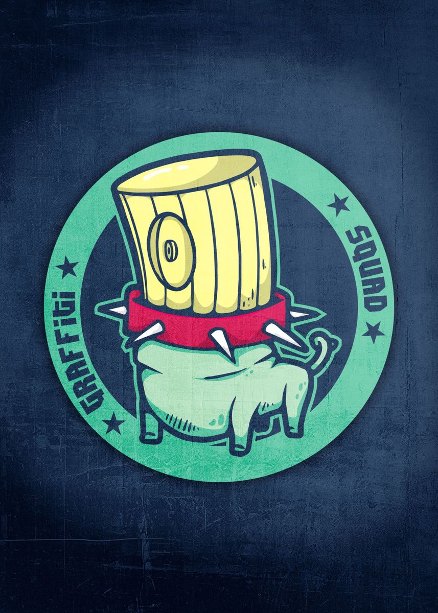 'Graffiti squad' Poster, picture, metal print, paint by Manu Vila ...