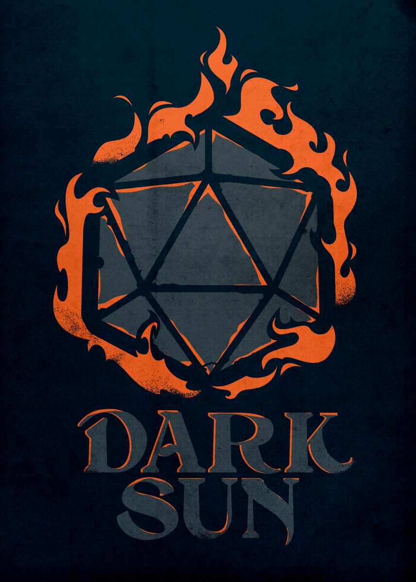 'The Dark Sun' Poster, picture, metal print, paint by Dungeons and ...