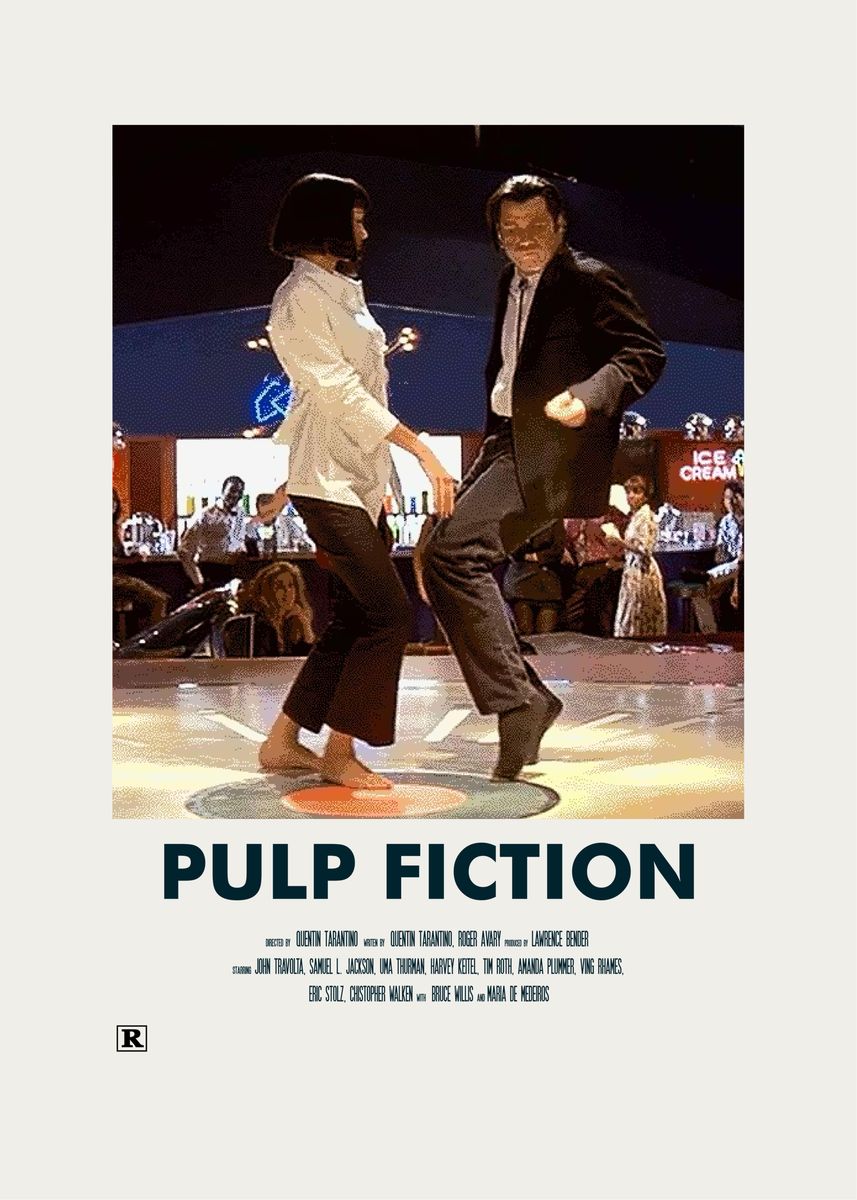 'pulp fiction vintage' Poster, picture, metal print, paint by The ...
