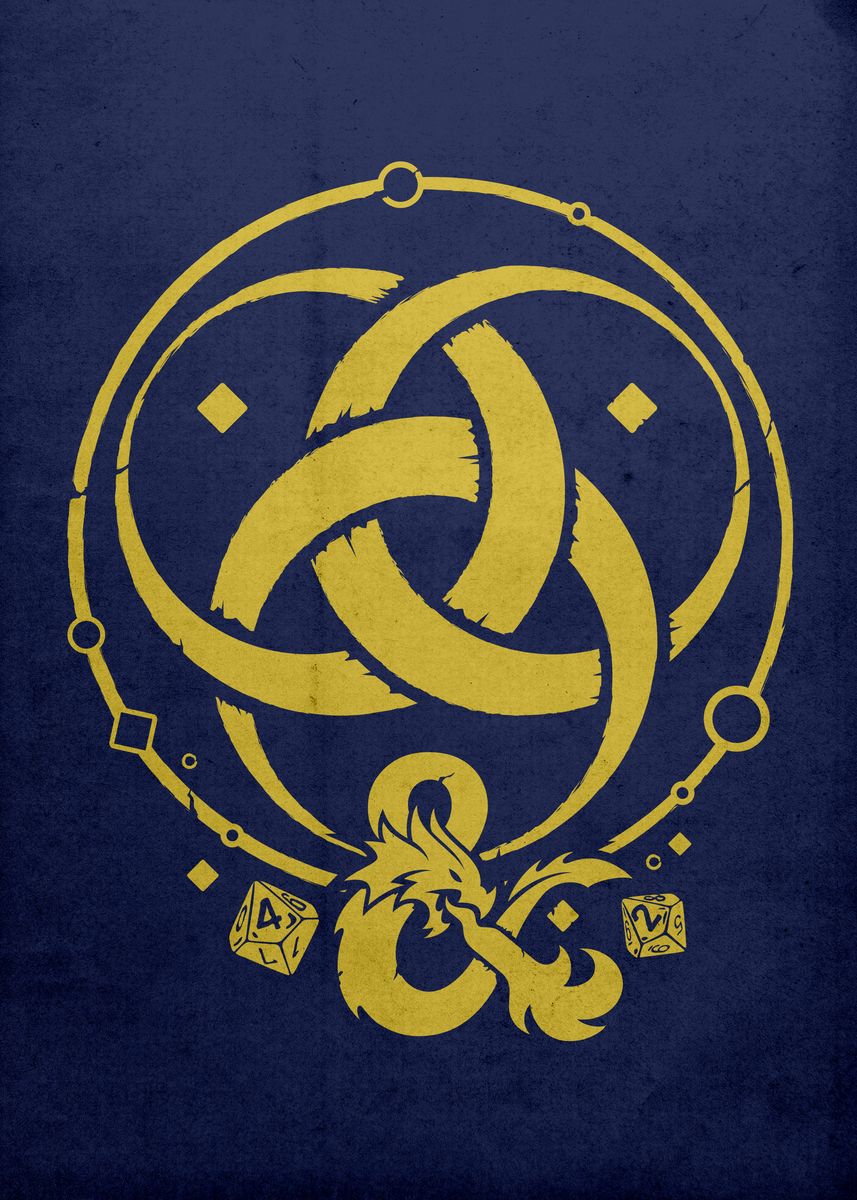 'D&D Symbol' Poster, picture, metal print, paint by Dungeons and ...