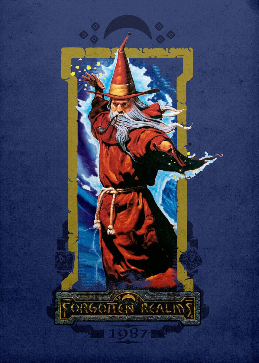 'D&D Forgotten Realms' Poster, picture, metal print, paint by Dungeons and Dragons | Displate