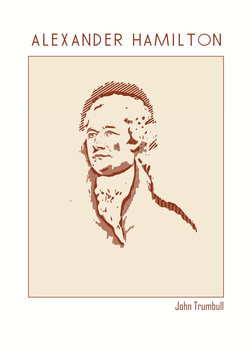 'Alexander Hamilton' Poster, picture, metal print, paint by The Best ...