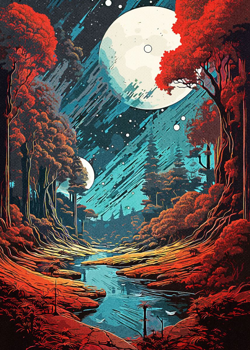 'Vintage Nature' Poster, picture, metal print, paint by Magnum Attack ...