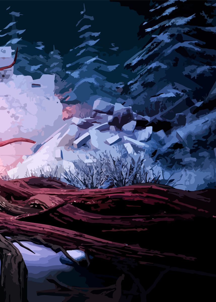 'year zero' Poster, picture, metal print, paint by Instinct Studio ...