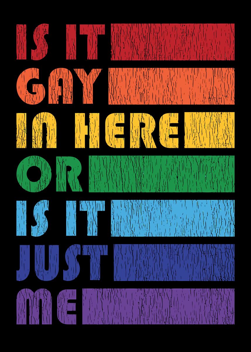 'LGBT Pride' Poster, picture, metal print, paint by Richmoon | Displate