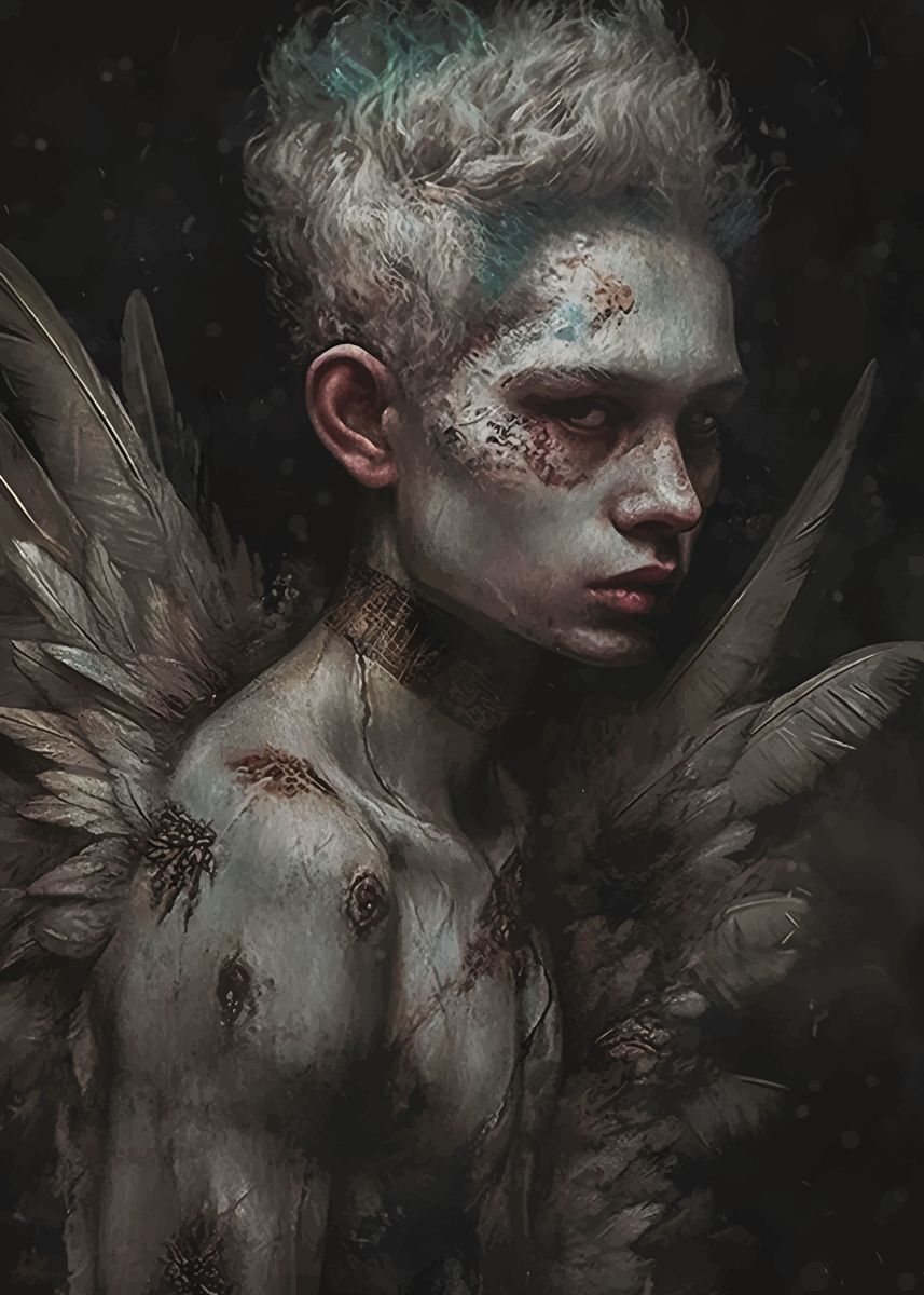'Fallen Angel 2' Poster, picture, metal print, paint by Dream Land ...