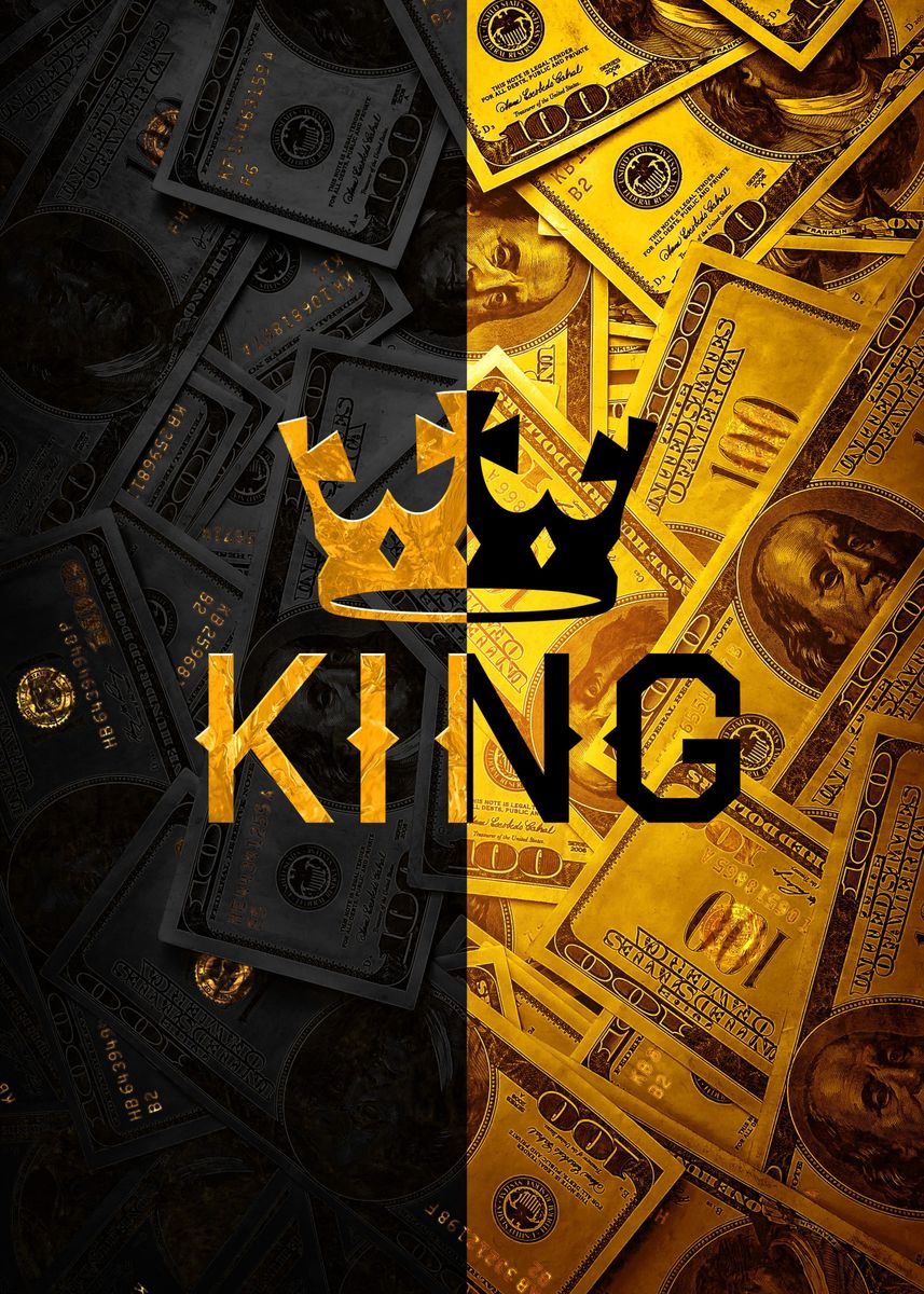 'King Money' Poster, picture, metal print, paint by Dark Poster | Displate
